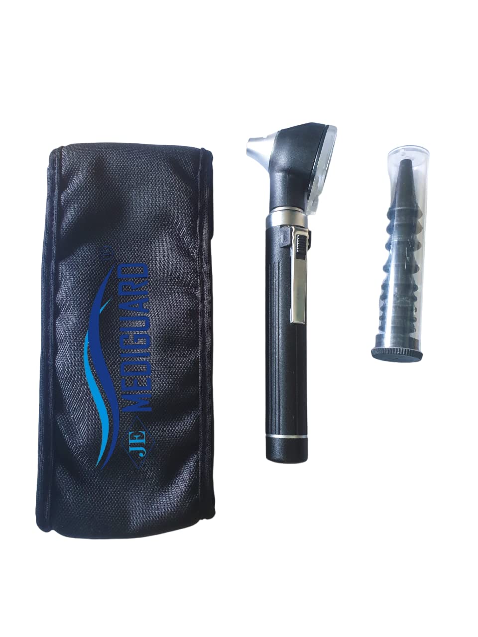 MEDIGUARD ENT Diagnostic Fiber Otoscope with 10 Tips Otoscope Ear Otos ...