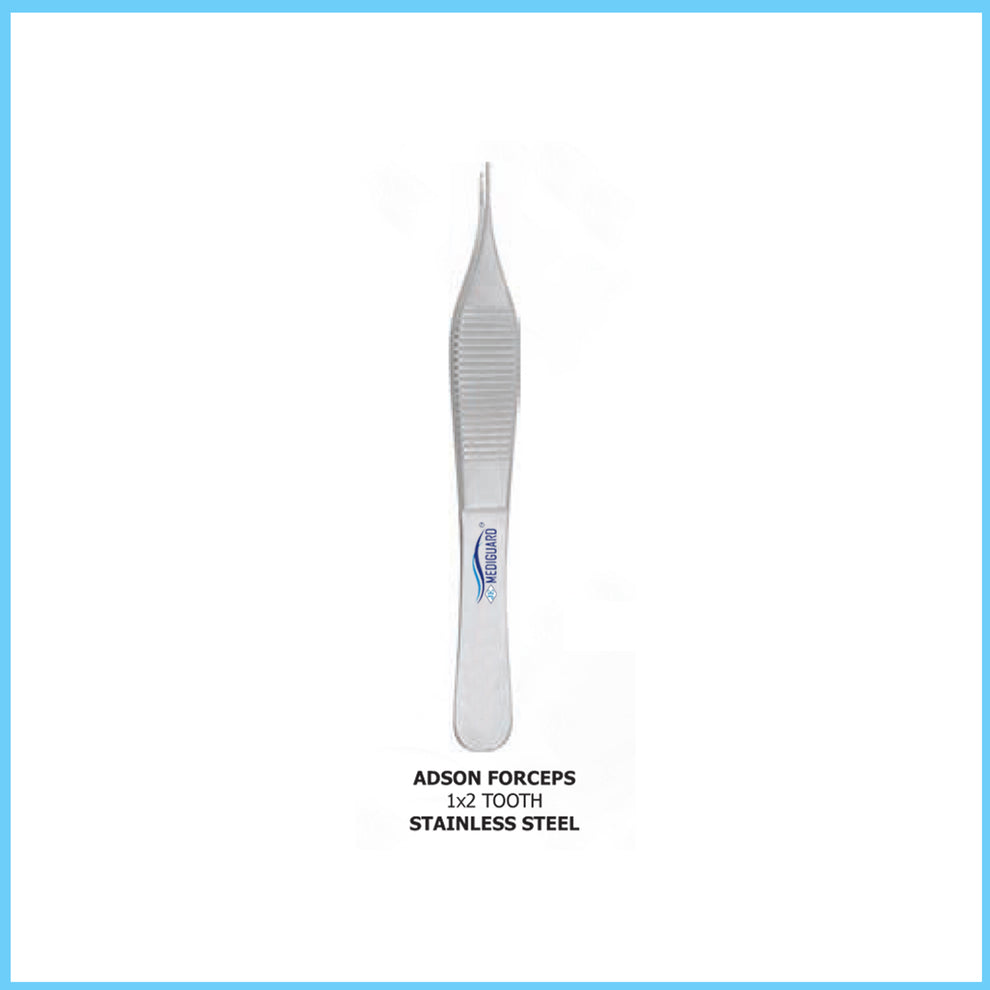 MEDIGUARD ADSON FORCEPS 1X2 TOOTH – JE MEDIGUARD