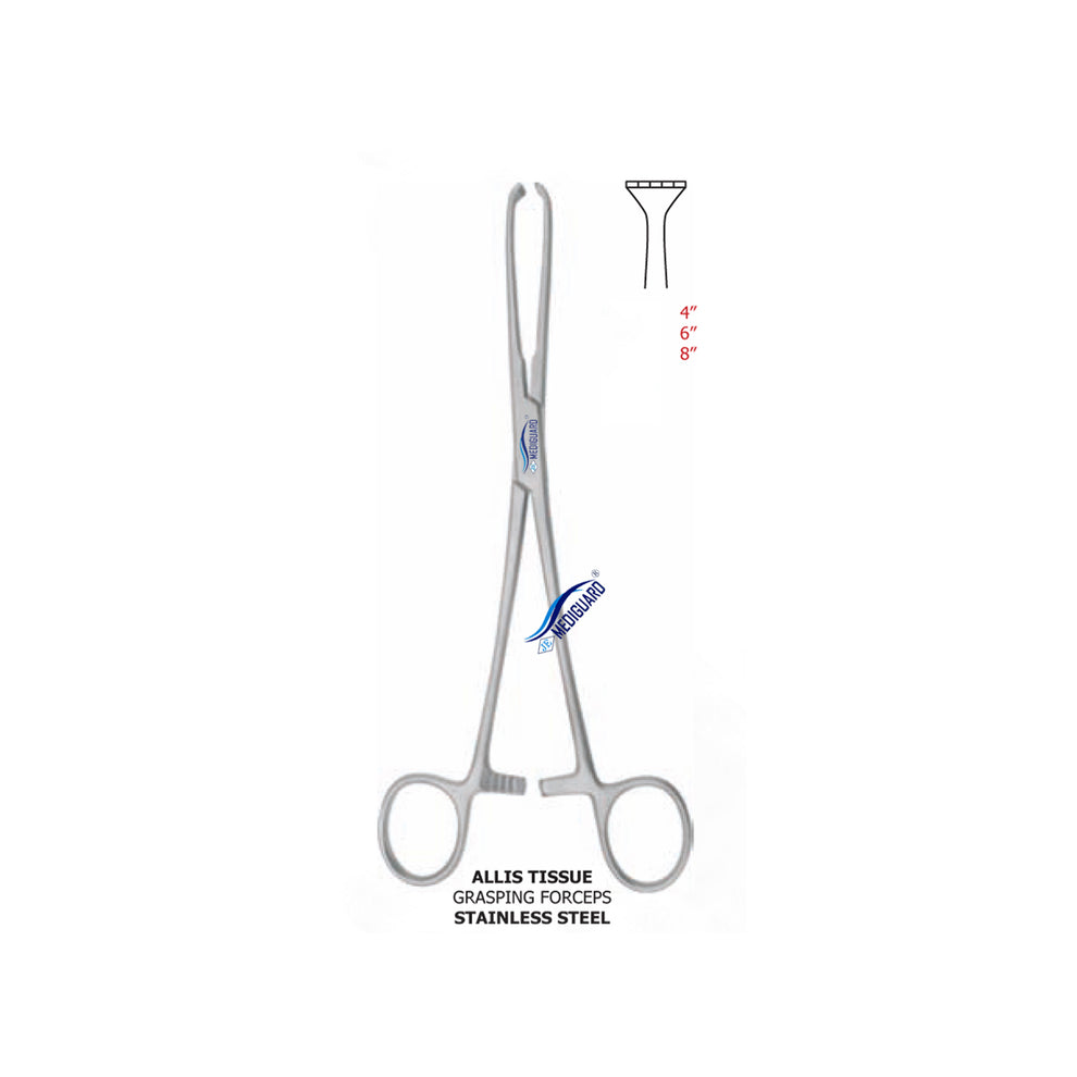 MEDIGUARD ALLIS TISSUE GRASPING FORCEPS SS – JE MEDIGUARD