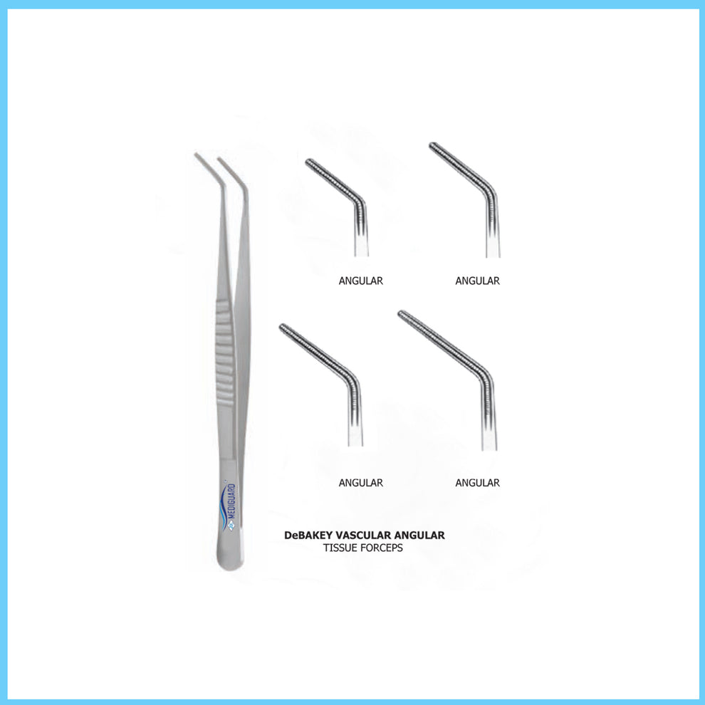 MEDIGUARD DeBAKEY VASCULAR ANGULAR TISSUE FORCEPS – JE MEDIGUARD