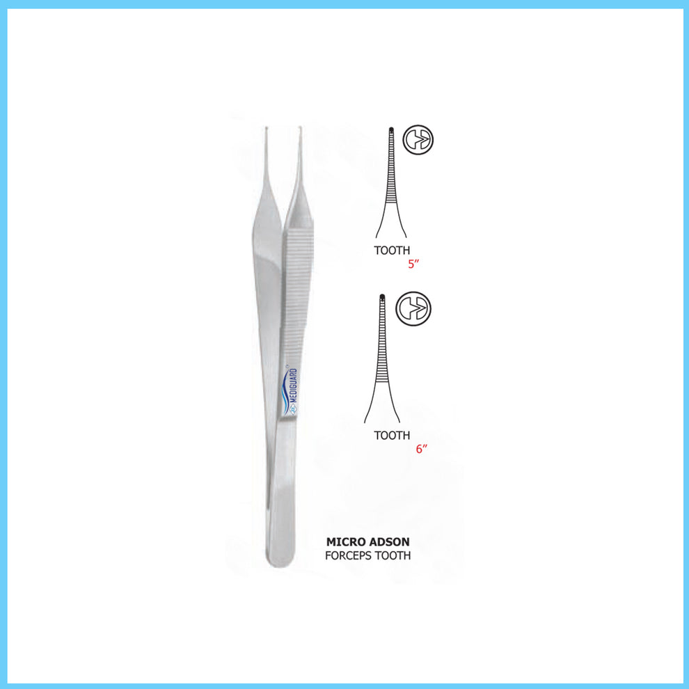MEDIGUARD MICRO ADSON FORCEPS TOOTH – JE MEDIGUARD
