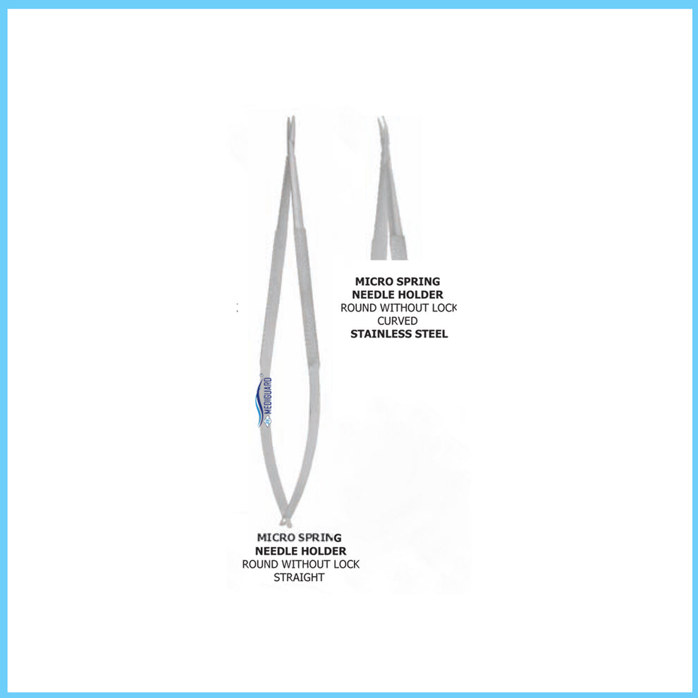 MEDIGUARD MICRO SPRING NEEDLE HOLDER ROUND WITH LOOK – JE MEDIGUARD